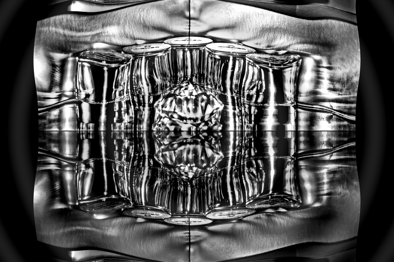 Zum Schwarz-Weißen Freitag - Experiment mit Rasierwasserflaschenverschlüssen Foto & Bild ...