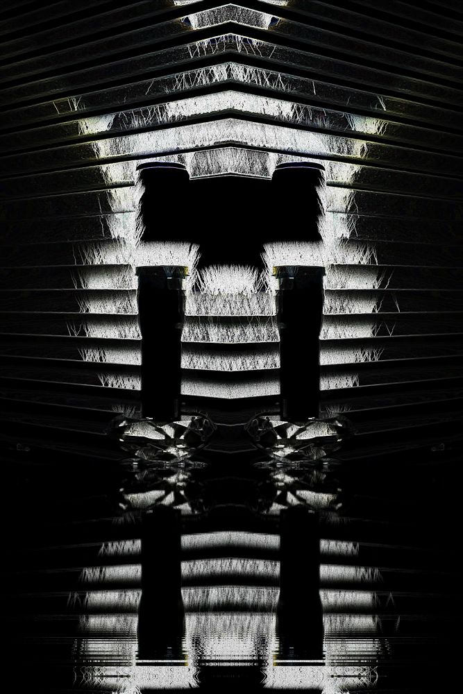 Zum Schwarz-weißen Freitag - Nachtlichter in sw Foto & Bild | projekte, monochrom, bearbeitungs ...