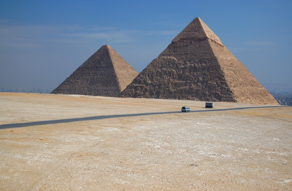 Zwei Pyramiden Foto & Bild | africa, egypt, north africa Bilder auf ...