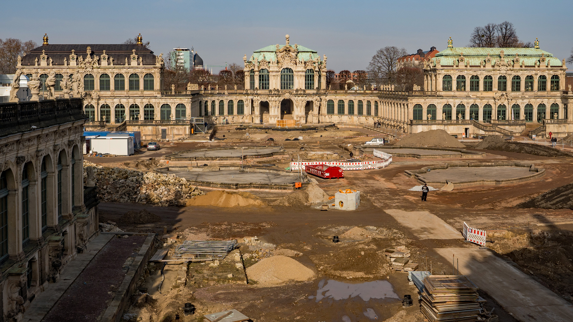 Zwinger Baustelle Foto & Bild | architektur, deutschland, europe Bilder ...